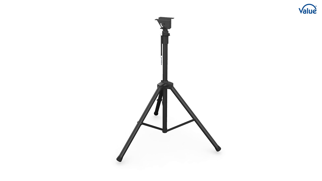 VALUE height Adjustable Multi-Purpose Tripod Stand - YouTube