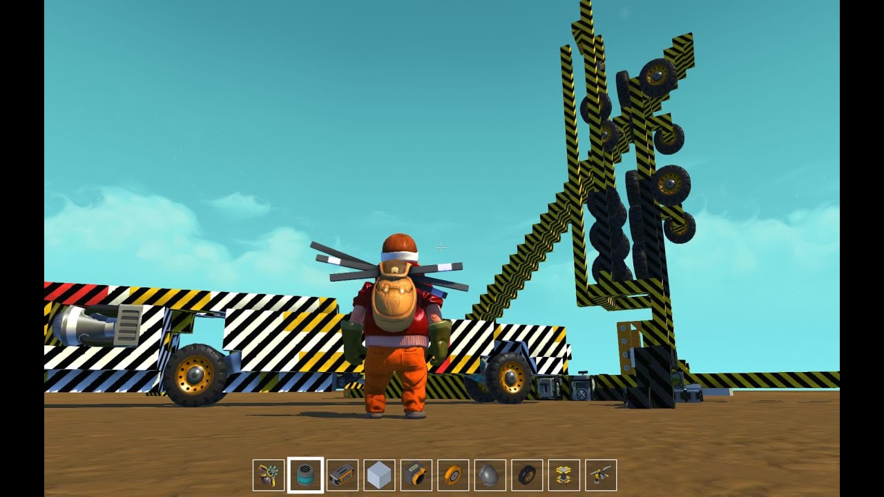 Scrap Mechanic Automatic Rocket Launcher - YouTube