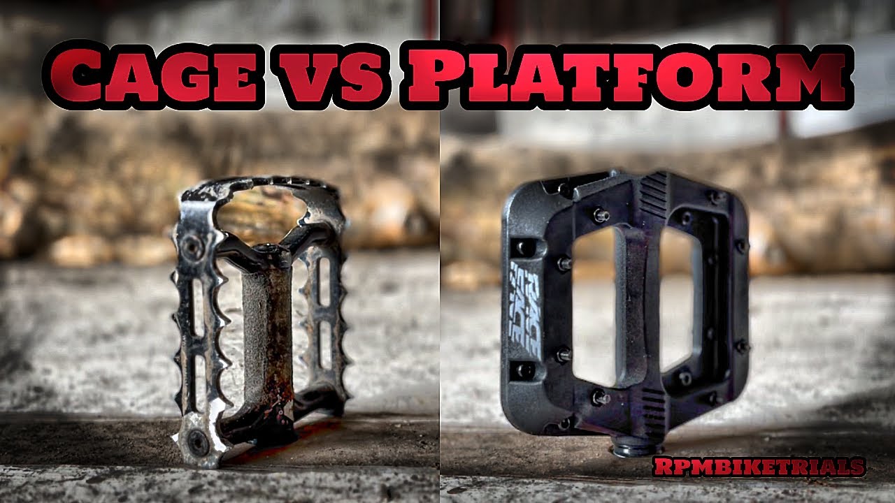 Cage vs Platforms! Again… Raceface Chester and Clean Trials Pedals - YouTube