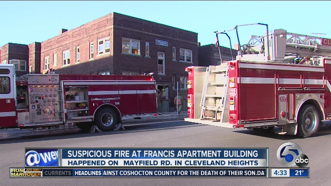 4:30AM Mayfield Road fire in Cleveland Heights arson - YouTube