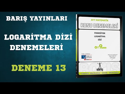 Barış Yayınları | Fonksiyon Logaritma Dizi Denemeleri | Deneme 13