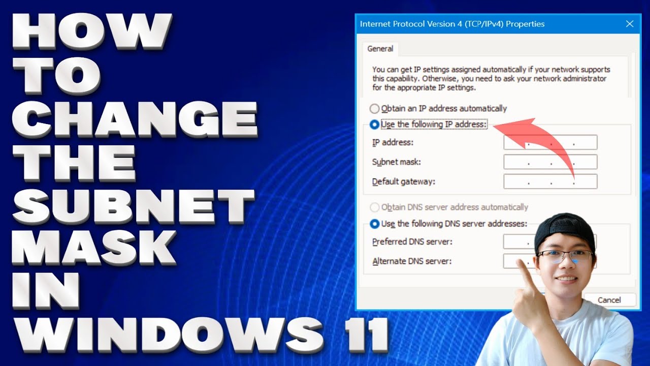 How To Change The Subnet Mask in Windows 11 [Guide] - YouTube