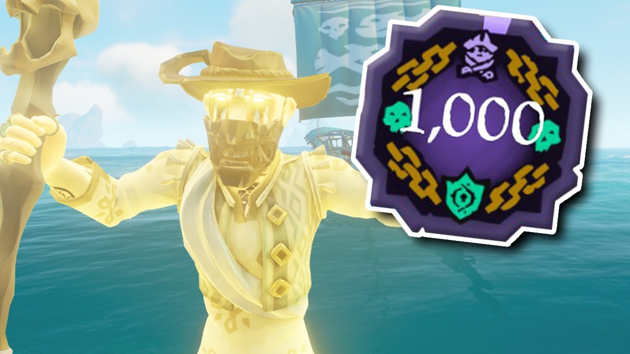 Unlocking the Level 1000 Gold Ghost Curse | Sea of Thieves - YouTube