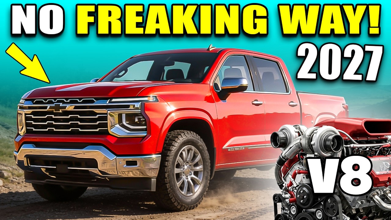 All-New V8 Engine for 2027 Chevrolet Silverado Made Chevy Haters BOW ...