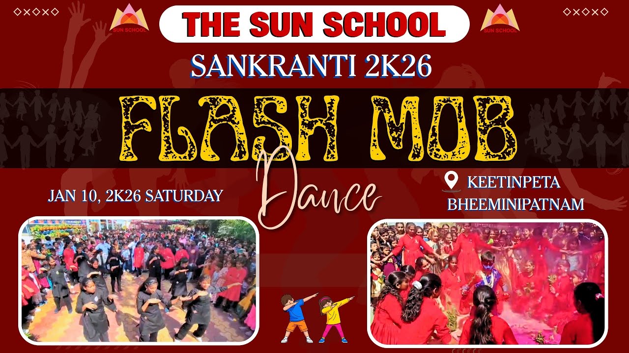 Flash mob || The Sun School || Bhimili #flashmob...# ...