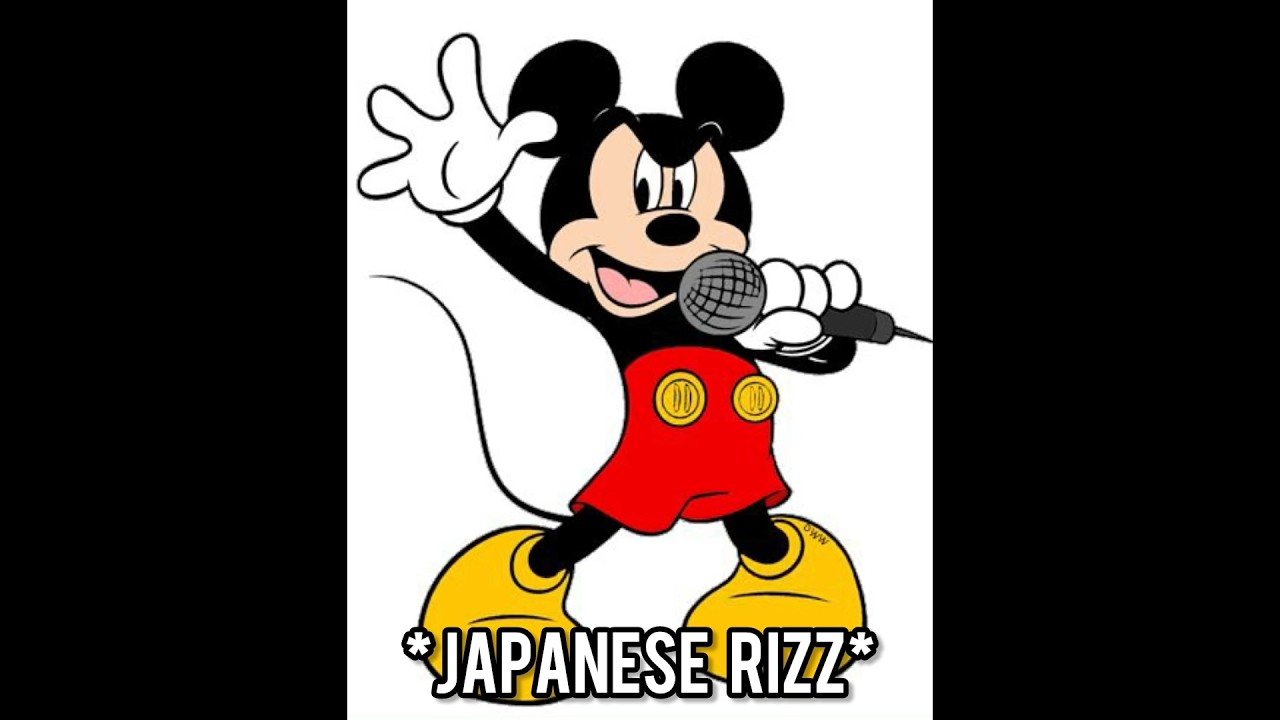 Mickey Mouse has Japanese rizz 😎 #mickey #mouse #mickeymouse #rizz ...