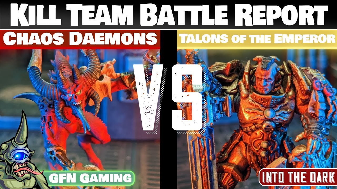 Daemons vs Adeptus Custodes - Kill Team Battle Report - YouTube