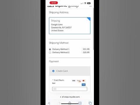Salesforce B2B Commerce LWR Checkout Short - YouTube