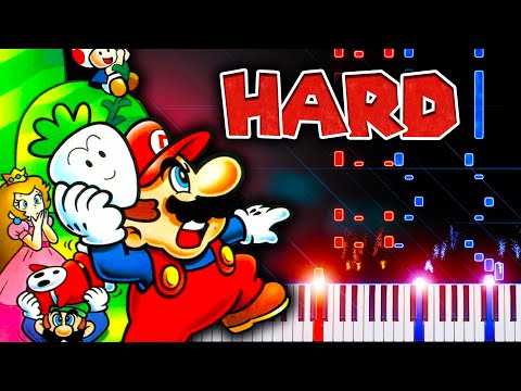Super Mario Bros 2 Main Theme - Piano Tutorial