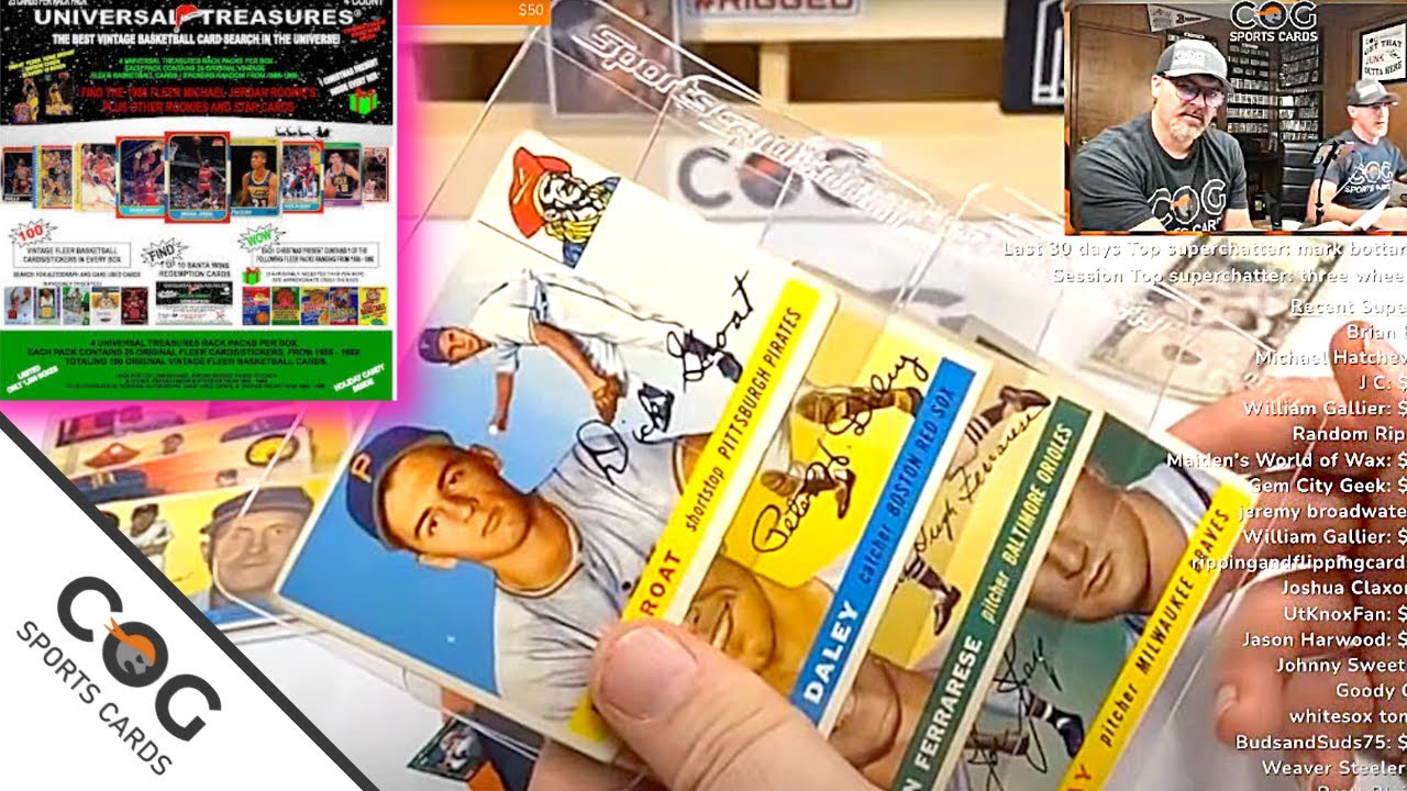 2020 Universal Treasures Basketball, '55 Topps & '62 Topps Baseball Set ...