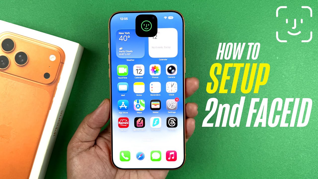iPhone 17 Pro Max - How To Set Up Second Face ID - YouTube