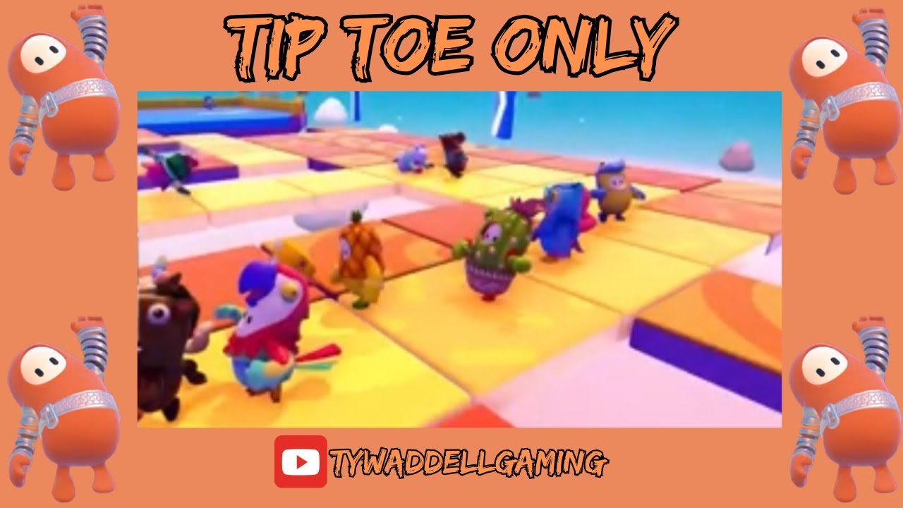 ROAD TO 3K!!! FALL GUYS TIP TOE ONLY WITH SUBS! - YouTube