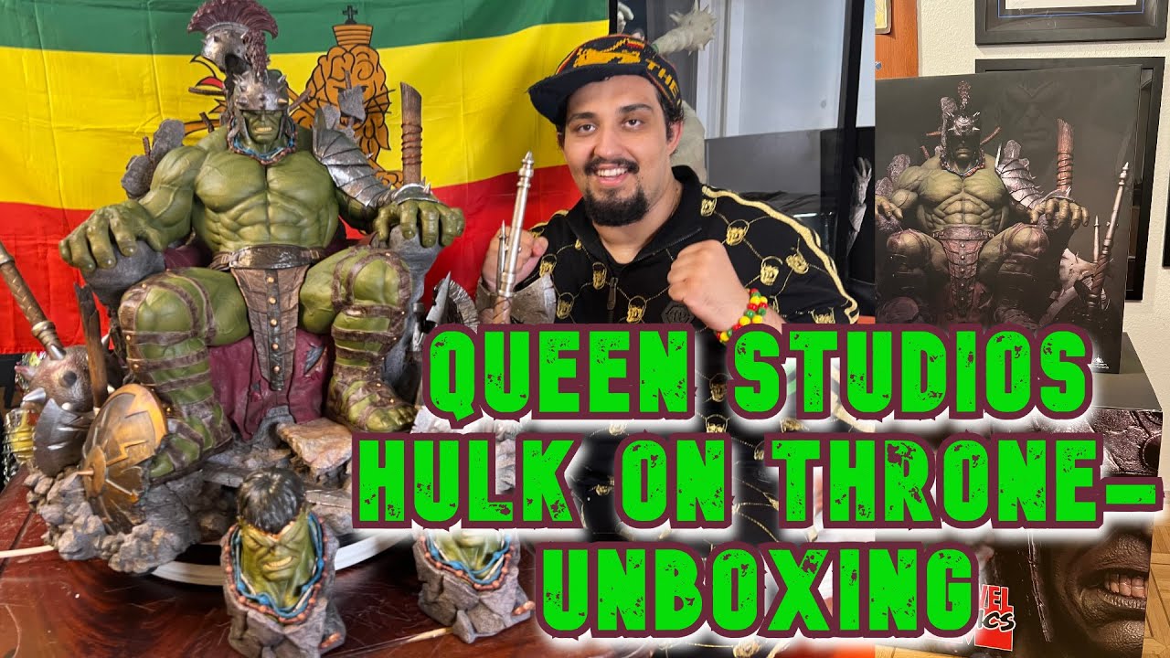 Queen Studios Hulk on Throne- Unboxing - YouTube