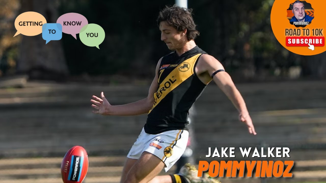 AFL 2022 Draft | Getting To Know You | Jake Walker Interview - YouTube
