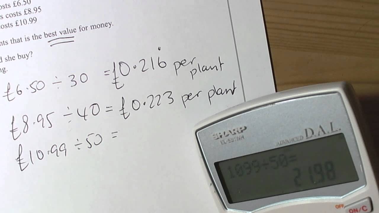 Best Buy Problem Nov 2013 Higher Paper 2H Q7 - YouTube