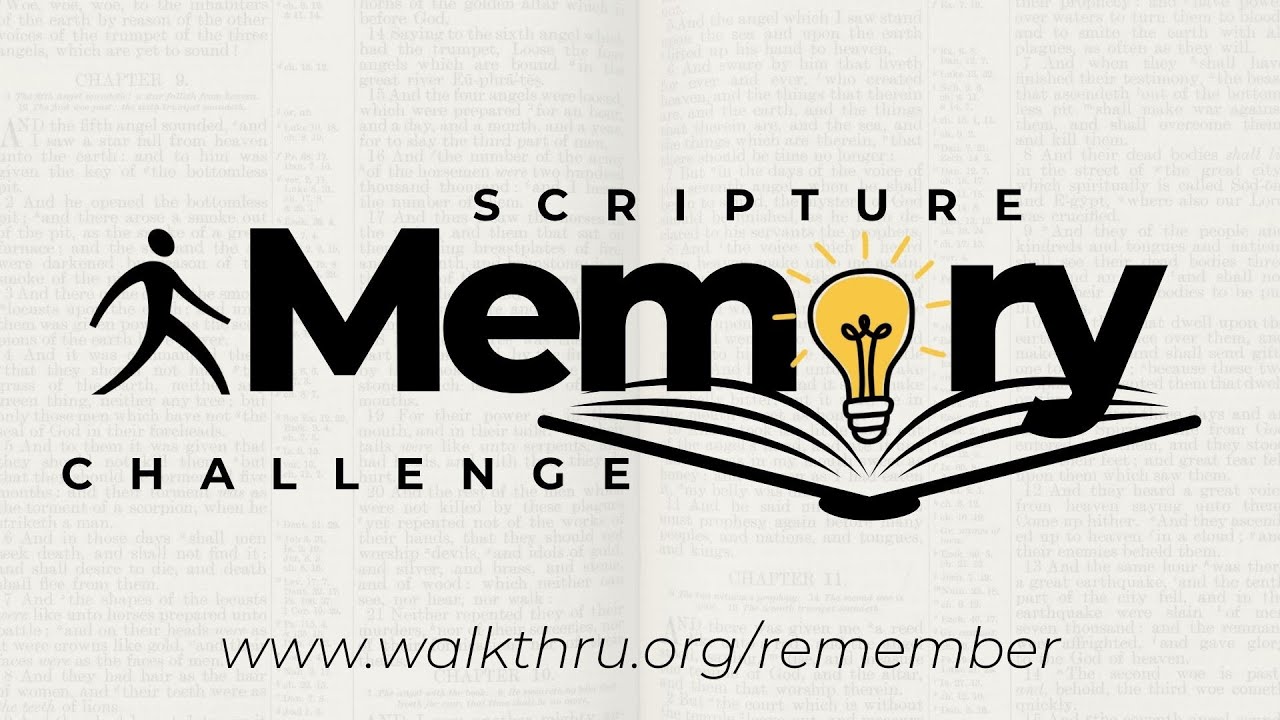 Join us for the Scripture Memory Challenge! - YouTube