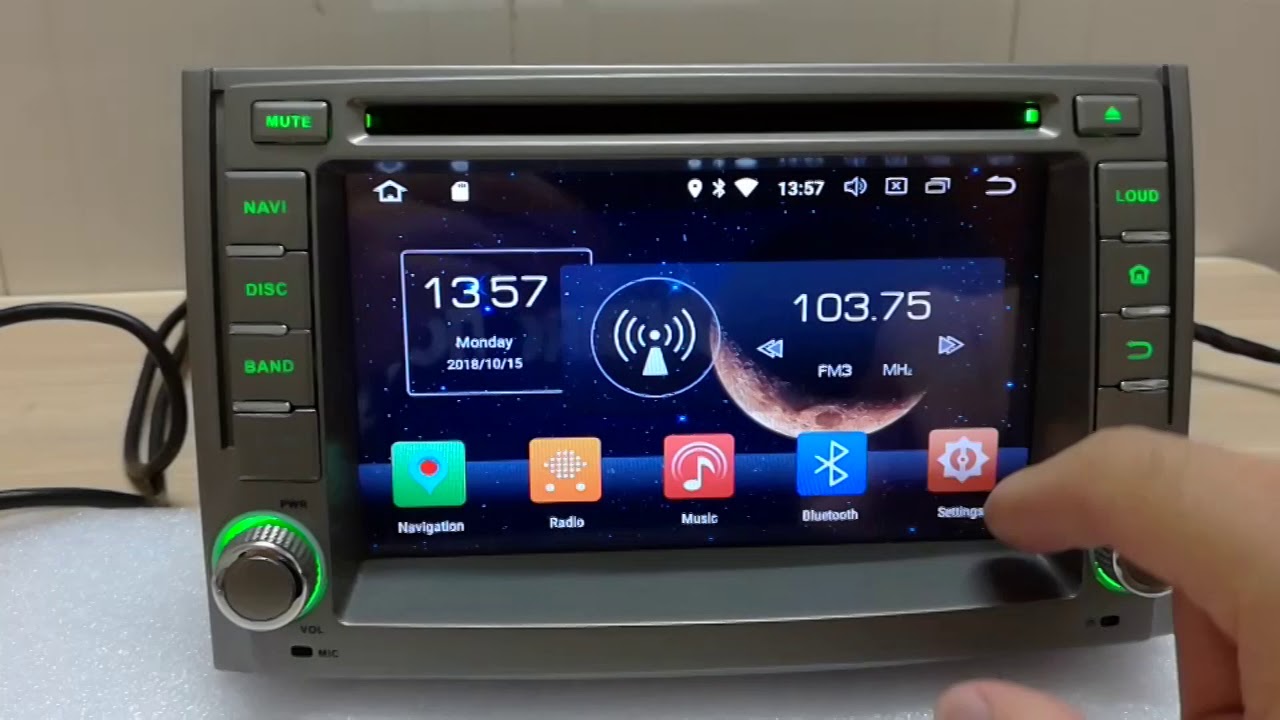 Android 8.0 OS CAR DVD PLAYER - YouTube