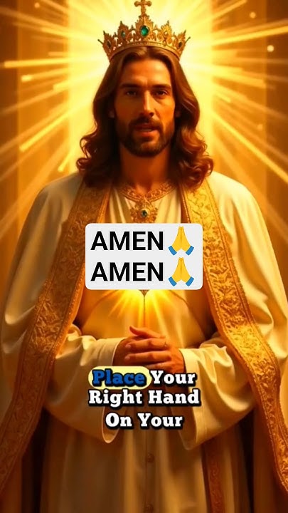 PUT YOUR HAND ON YOUR HEAD AND TYPE AMEN 🙏 #bibleblessworld #jesus # ...
