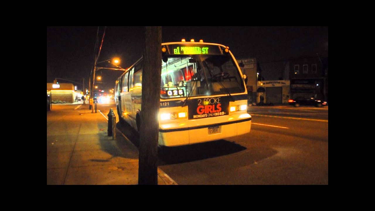 Mta New York City Bus Rts-06 #5121 On The B1 - YouTube