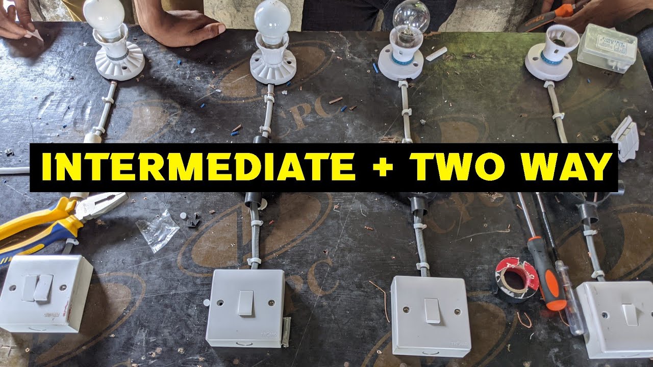 JINSI YA KUWASHA TAA NNE SEHEMU NNE TOFAUTI KWA KUTUMIA INTERMEDIATE ...