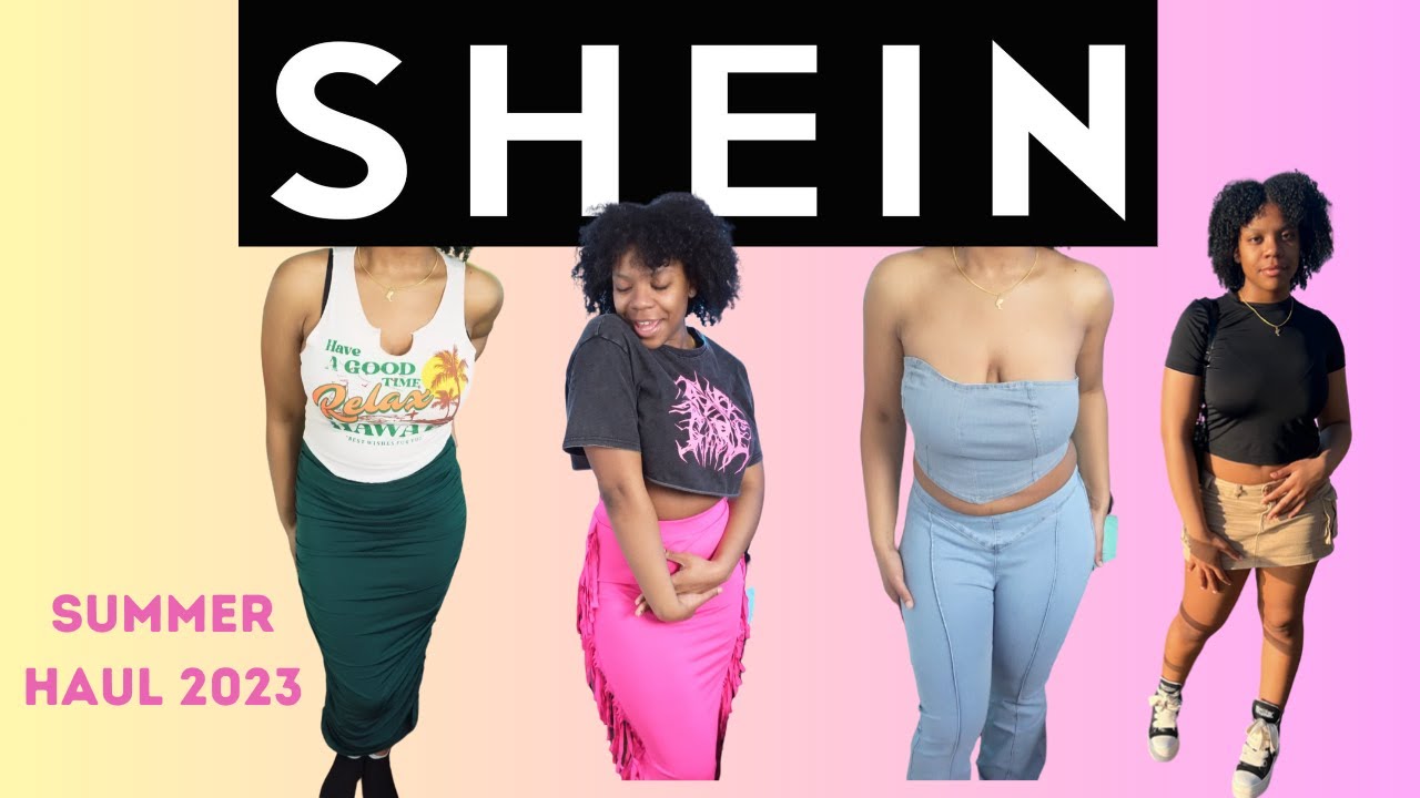 SHEIN SUMMER HAUL 2023 + SHEIN BASICS + SPRING ESSENTIALS + SKIMS DUPES ...