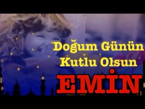 EMİN İYİ Kİ DOĞDUN :)  3. KOMİK DOĞUM GÜNÜ MESAJI 🎂 *ABİDİN KUKLA*