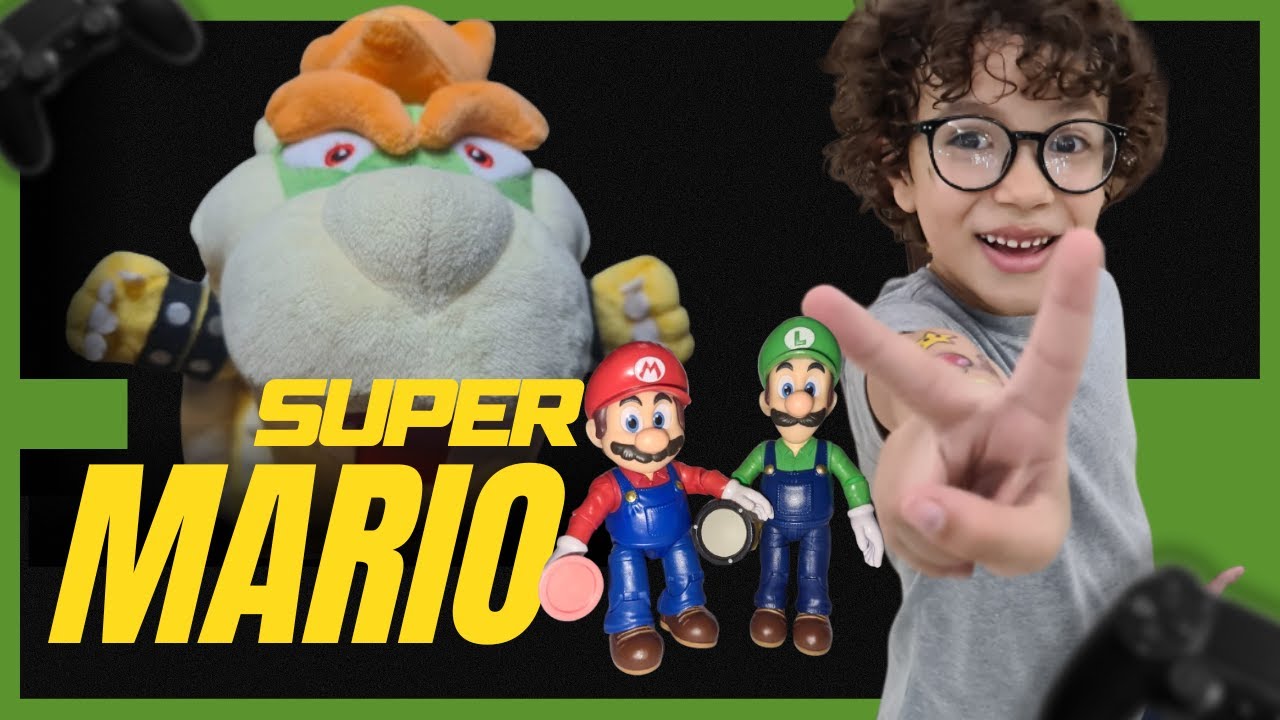Super Mario - O Filme - Mario, Luigi, Princesa Peach e Bowser - Versão ...