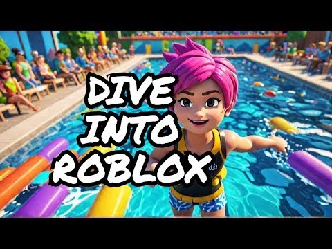 ROBLOX -Takes the Plunge in Epic Swimming Competition! - YouTube