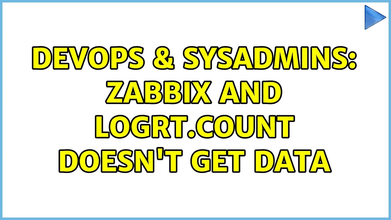 Devops And Sysadmins Zabbix And Unt Doesnt Get Data Youtube
