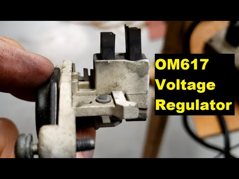 Mercedes 300SD W126 - OM617 Voltage Regulator Replacement - YouTube