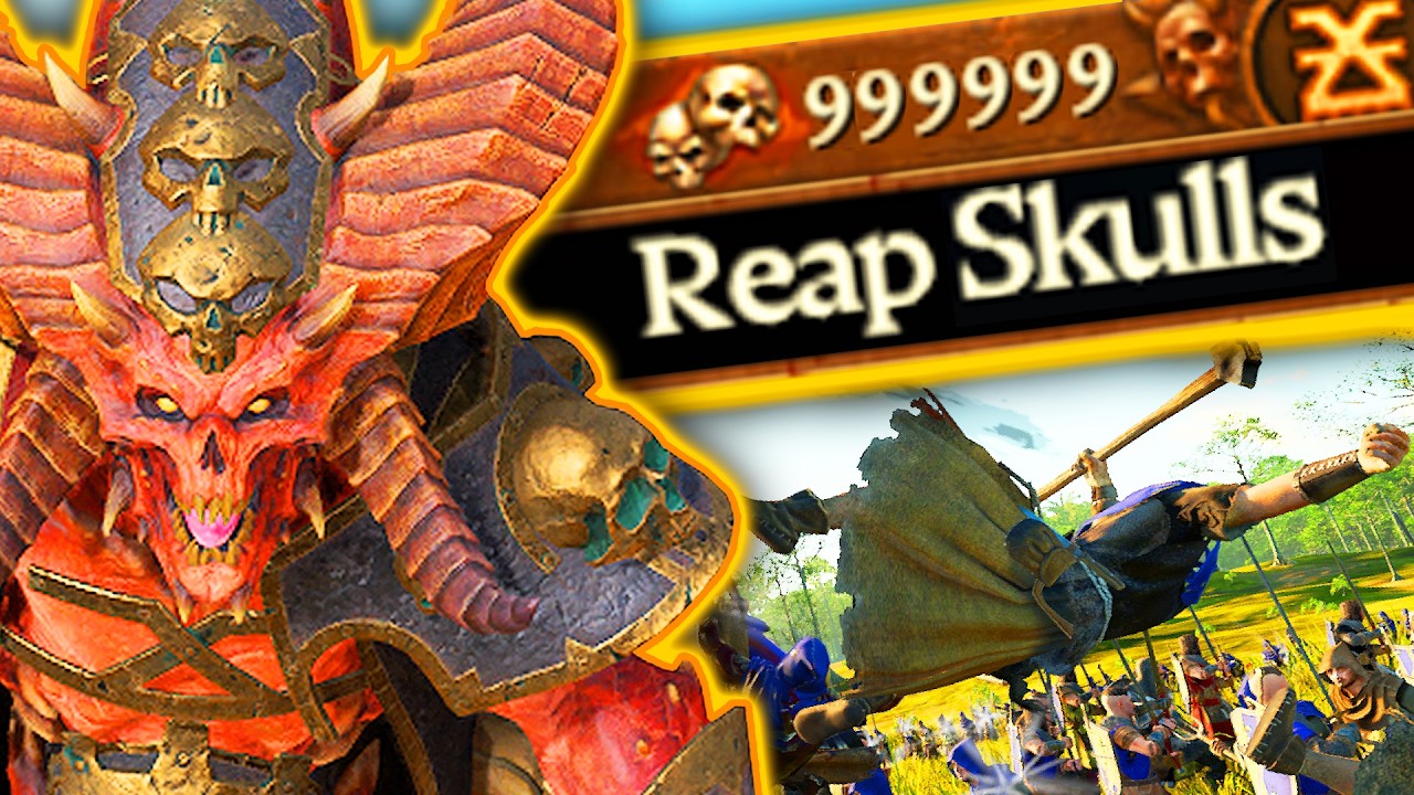 Using Skulls to Become Unstoppable in Total Warhammer 3 - YouTube