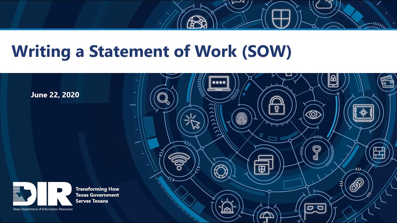 Writing A Statement Of Work YouTube Writing A Statement Of Work YouTube