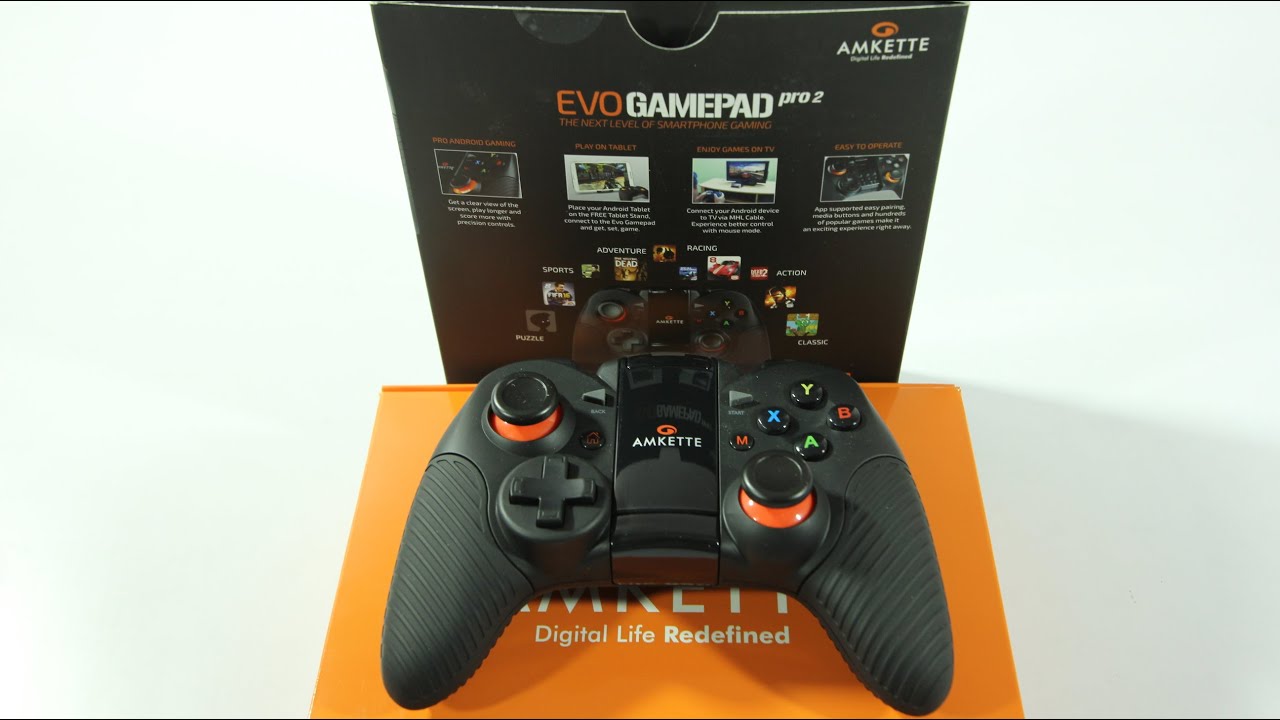 Amkette Evo gamepad Pro 2 Unboxing and quick comparision with Evo ...