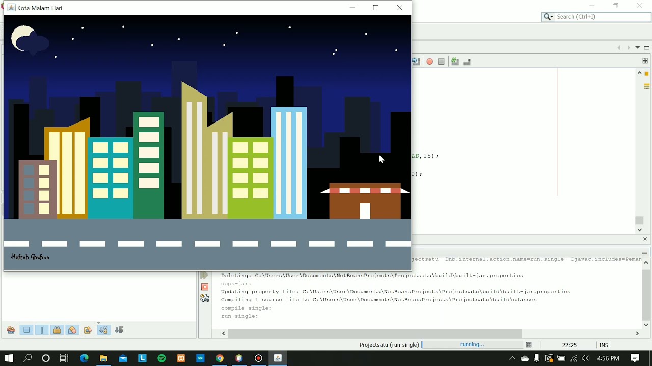 Laporan 3 - Membuat Gambar Pemandangan Kota Malam (Java - NetBeansIDE ...