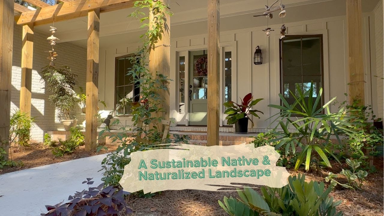 A Sustainable Native and Naturalized Landscape Design - YouTube