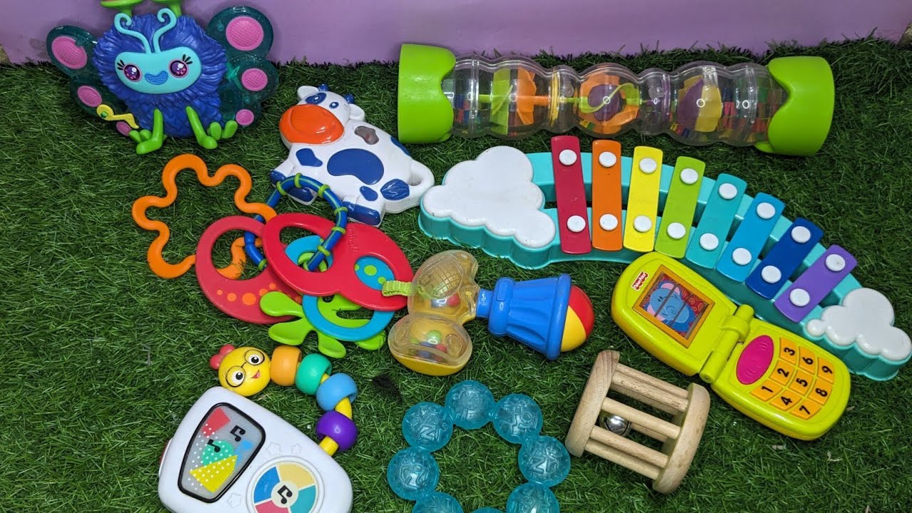 Playgro Rattles infantino rattles baby shark xylophone - YouTube