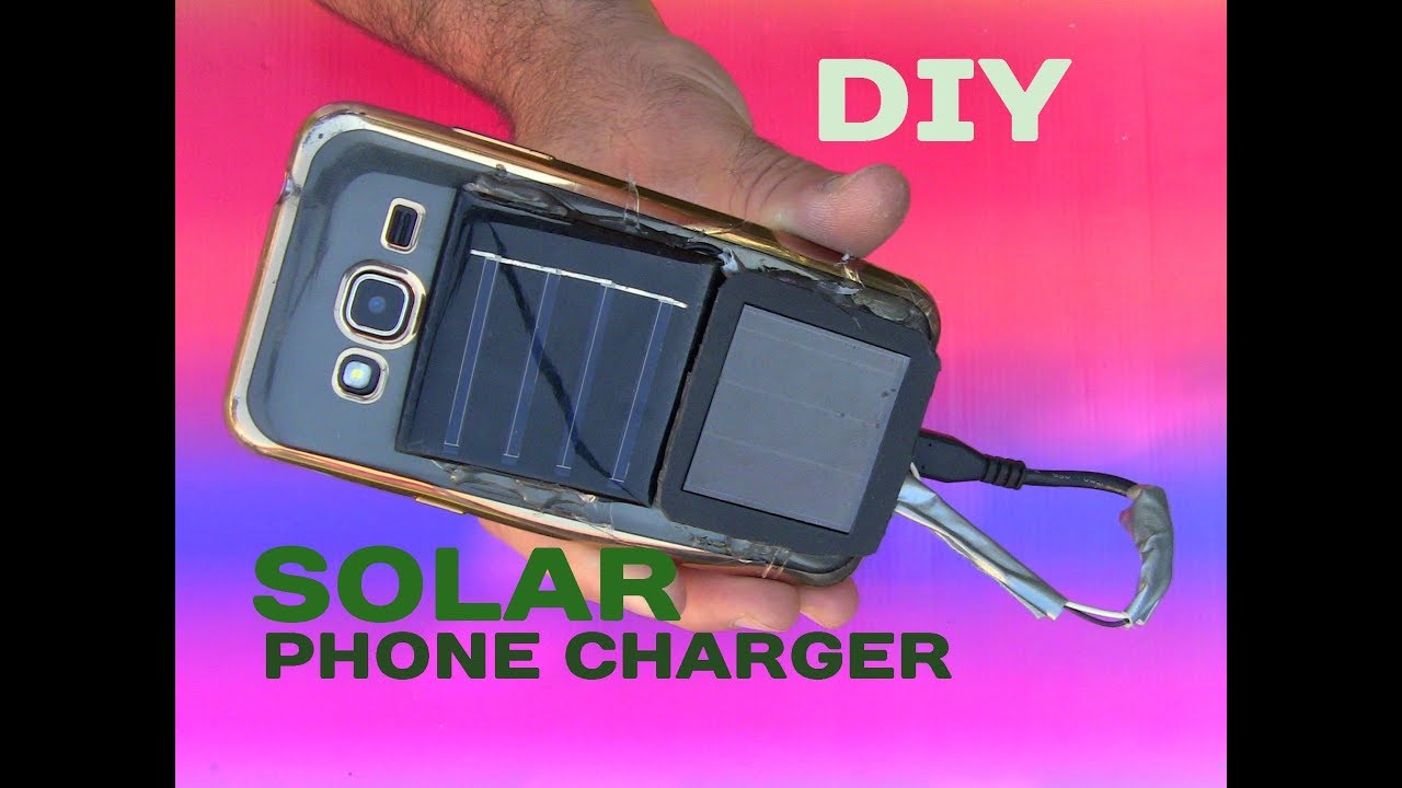 How to Make a Free Energy Emergency Mobile Phone Charger Solar ...