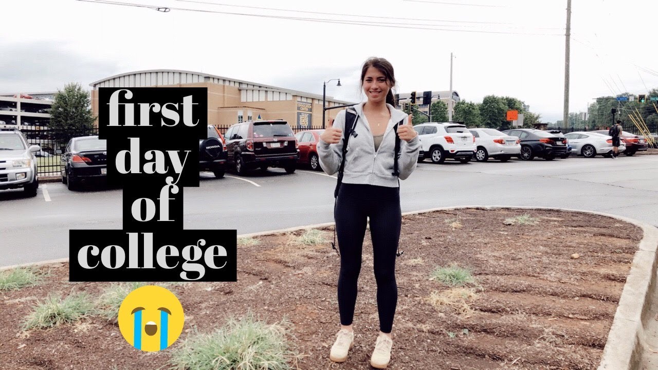 first day of college! - YouTube