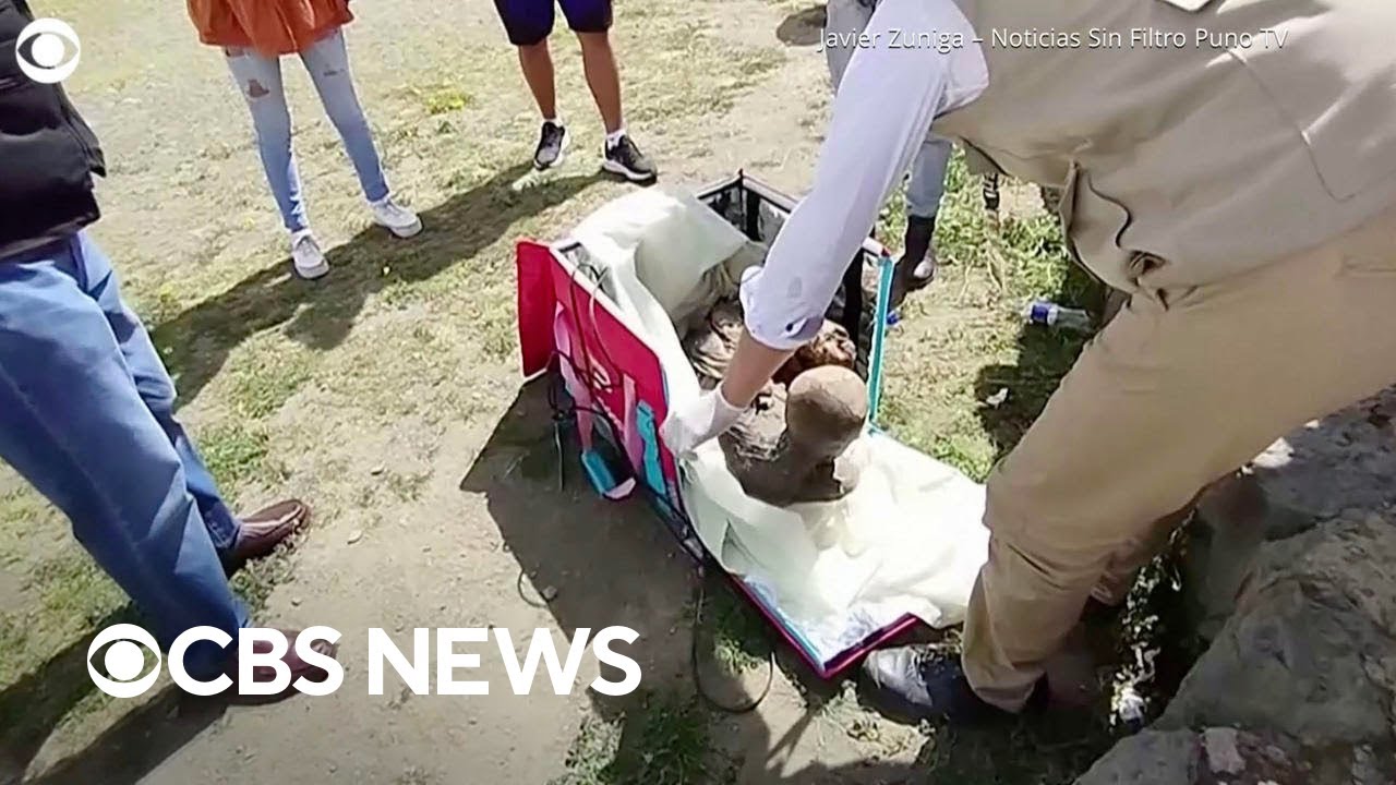 Police find man with ancient mummy in his cooler bag - YouTube