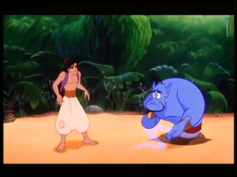 (French laserdisc) Aladdin and the  genie