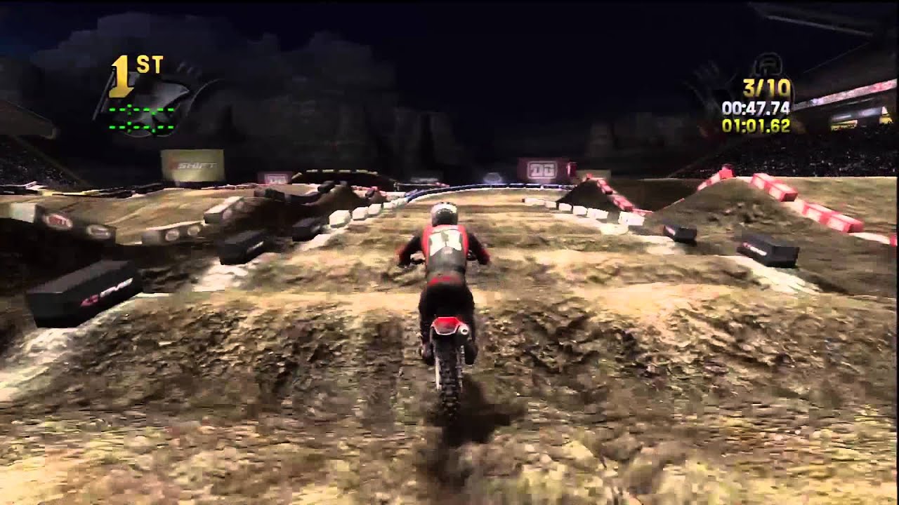 mx vs atv reflex stonepoint round 1 fast lap with stock mx lite - YouTube