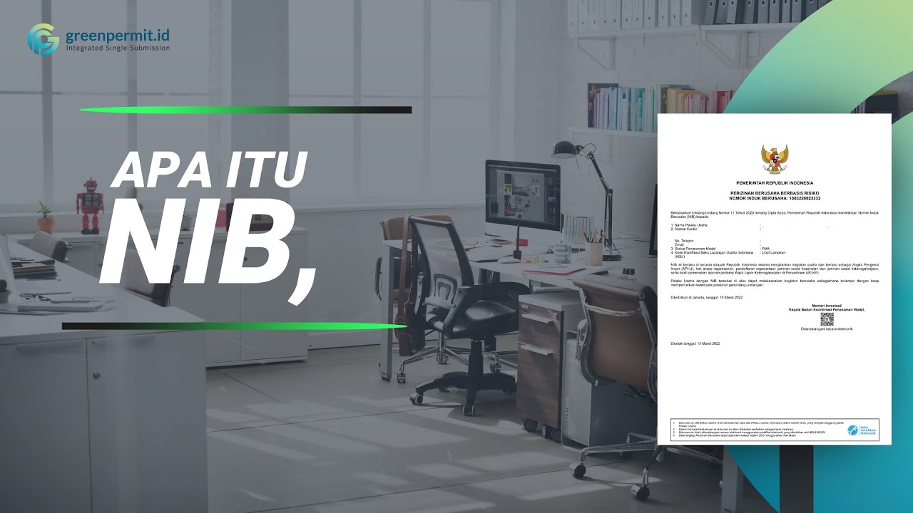 Apa Itu NIB, Fungsi NIB dan Syarat Pembuatan NIB - YouTube