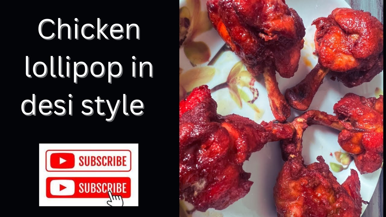 Chicken lollipop in desi style | Chicken lollipop desi style | Indian ...