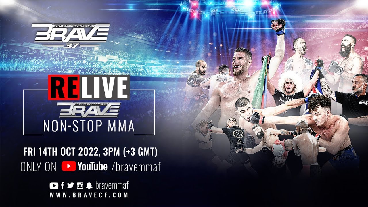 FULL MMA EVENT | BRAVE 37 RELIVE | LIVE FROM SWEDEN #mma #bravecf - YouTube