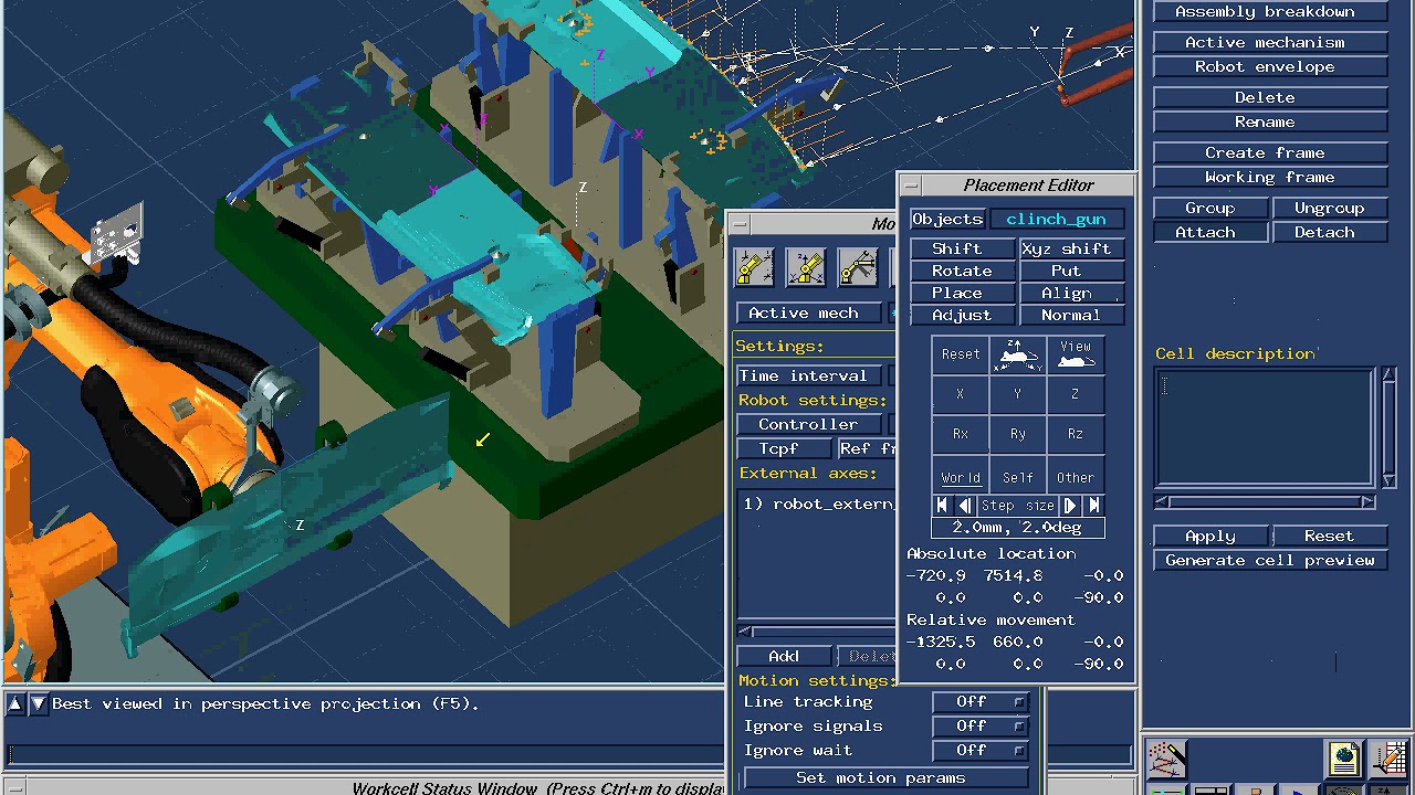Tecnomatix ROBCAD Lesson5 008 Welding Spot 001 - YouTube