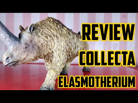 Collecta Elasmotherium Review prehistoric mammal figure - YouTube