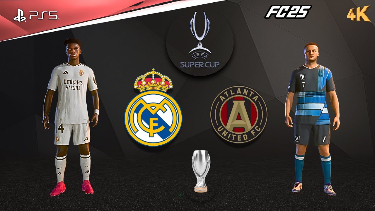 FC 25 - Real Madrid vs Atalanta BC | UEFA Super Cup Final | Mbappé vs ...