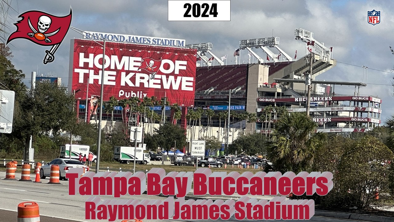 🏈 Raymond James Stadium - Tampa Bay Buccaneers 2024 panorama - YouTube