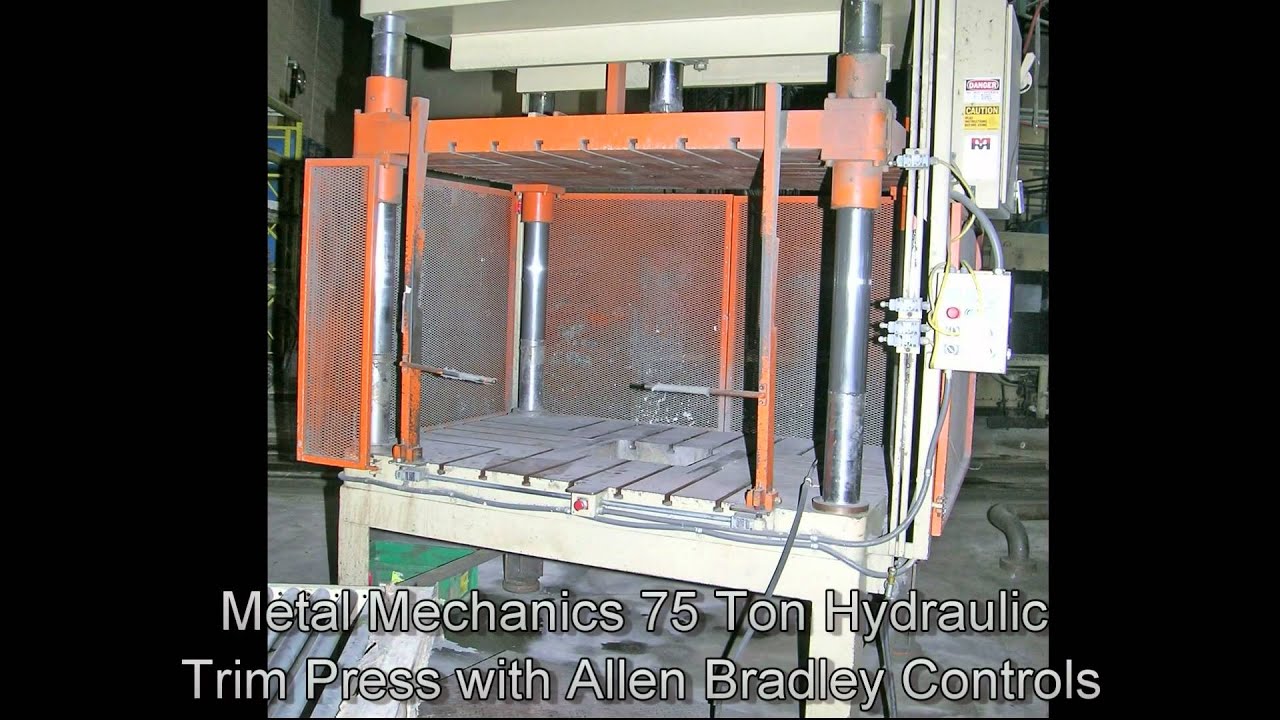 Used Metal Mechanic Hydraulic Trim Presses for Die Casting Machines ...