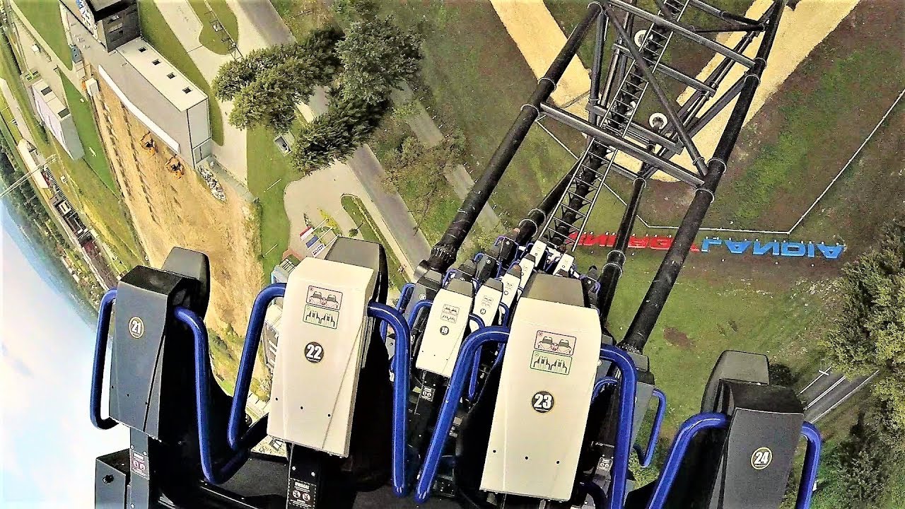 Hyperion at Energylandia - Back Row POV (opening day) - YouTube